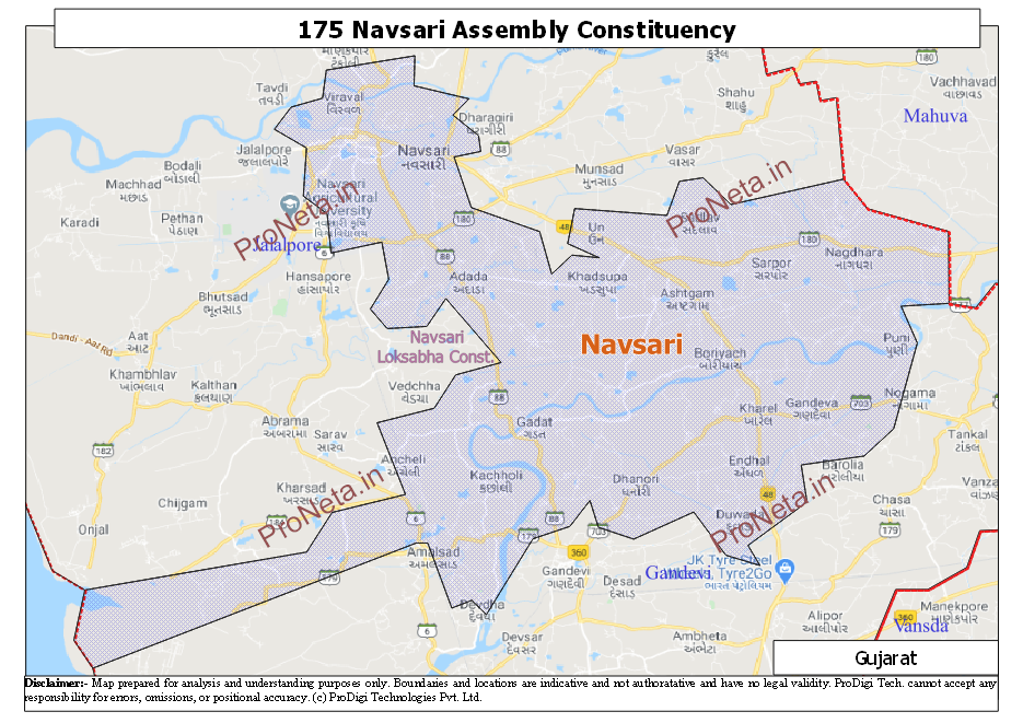 Navsari Assembly Constituency, Gujarat- 175