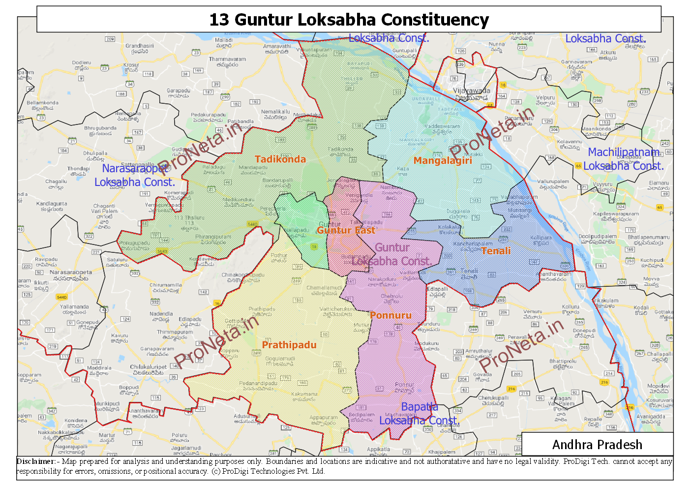 Guntur Parliamentary Constituency, Andhra Pradesh 13
