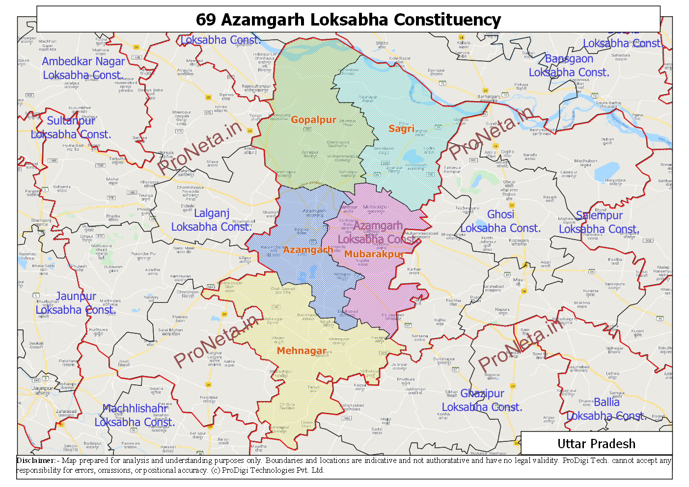 Azamgarh Parliamentary Constituency, Uttar Pradesh 69